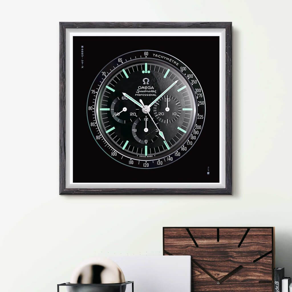 Omega Speedmaster Professional Moonwatch Horology Print | uchi clothing