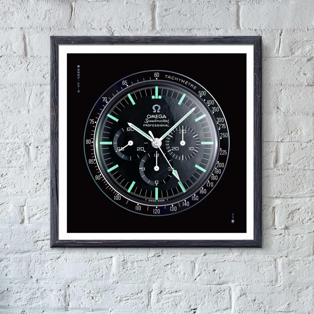 Omega Speedmaster Professional Moonwatch Horology Print | uchi clothing