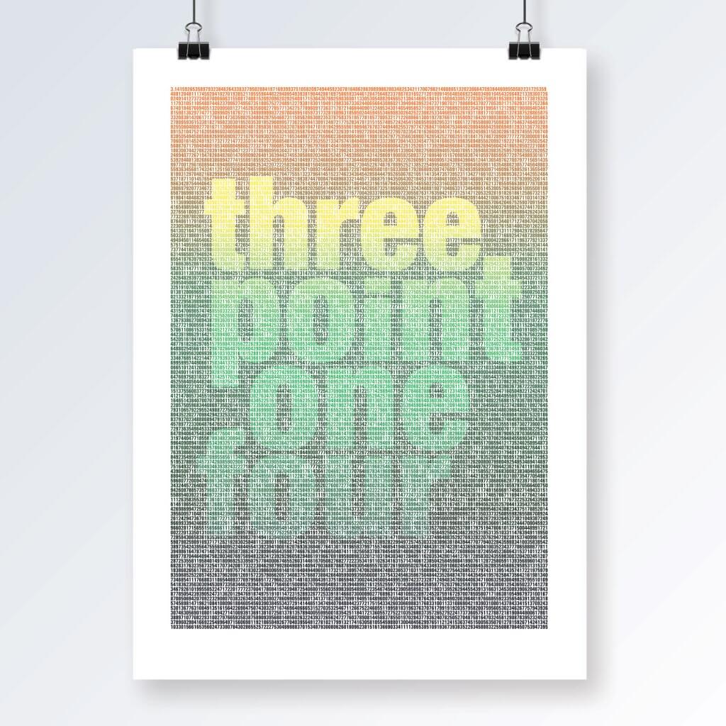 Three Point One Four – Art Print | uchi clothing