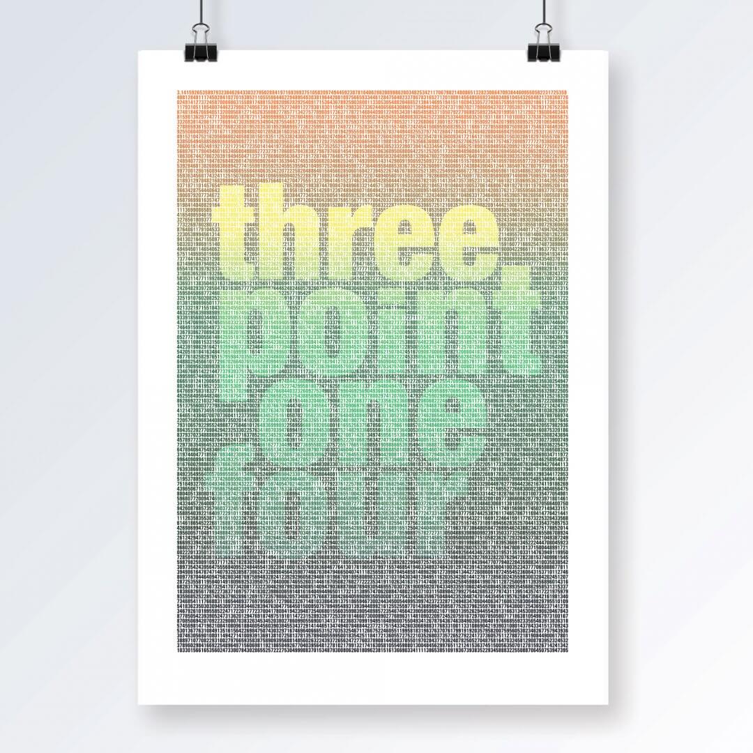 Three Point One Four – Art Print | uchi clothing