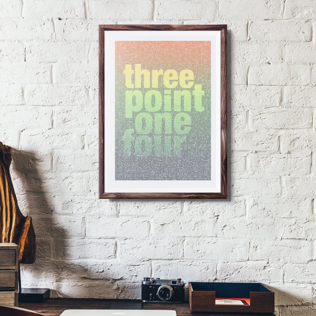 Three Point One Four – Art Print | uchi clothing